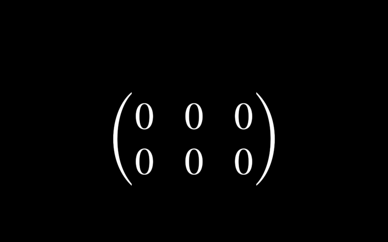 📚 Matriz Nula: Definición 11 Propiedades Y Ejemplos CLICA YA